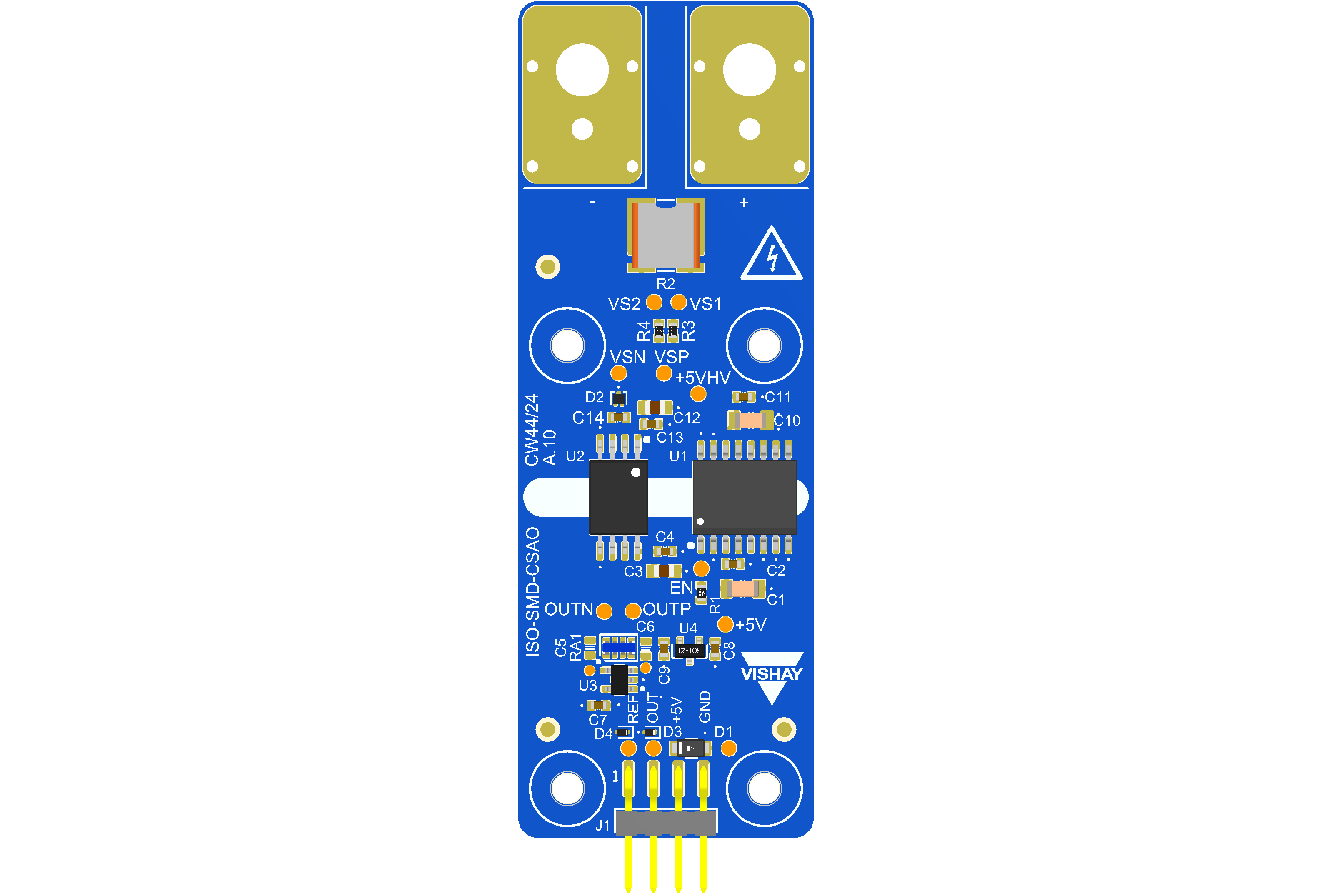 Isolated Busbar / SMD Current Sensor with Analog Output Reference Design